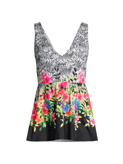 Johnny Was Rose Skirted One Piece In Multi | ModeSens