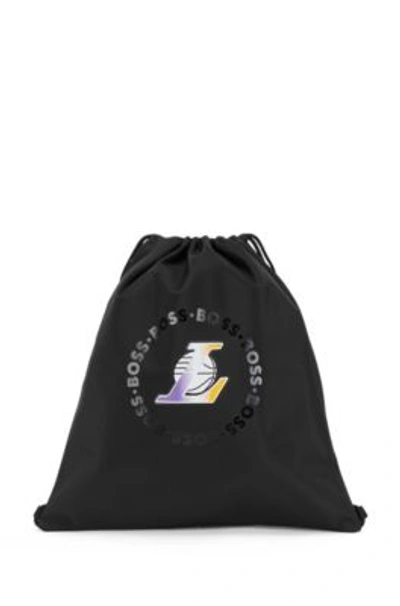 Hugo Boss Recycled Material Drawstring Bag With Collaborative Branding ...