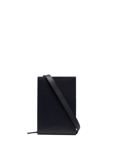 Jacquemus Le Gadju Neck Wallet In Blau | ModeSens