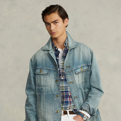 Polo Ralph Lauren Faded Denim Trucker Jacket In Chevy | ModeSens