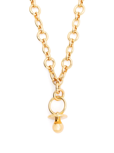 Moschino Dummy Pendant Chain Necklace In Gold | ModeSens
