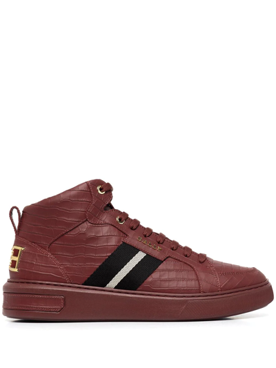 Bally Meson High-top Sneakers In Red | ModeSens