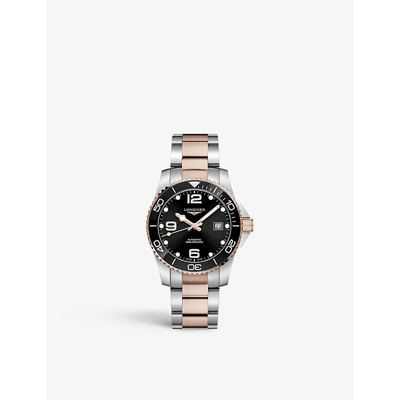 Longines L37813587 Hydroconquest 18ct Rose Gold-plated Stainless-steel ...