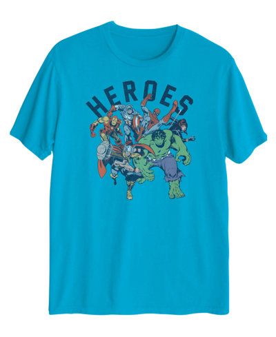 Hybrid Kids' Big Boys Pokemon Pika Striper Graphic T-shirt In Turquoise ...