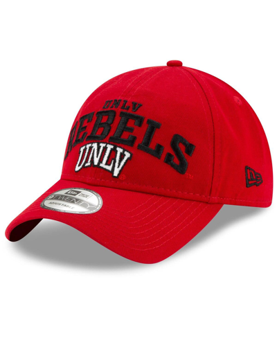 New Era Men's Red Unlv Rebels Arch Over Logo 9twenty Adjustable Hat ...