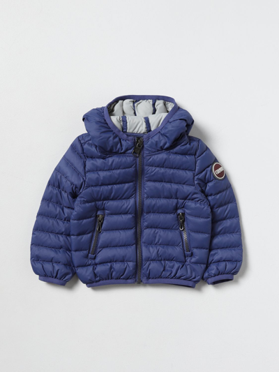 Colmar Blue Jacket For Baby Boy With Logo | ModeSens