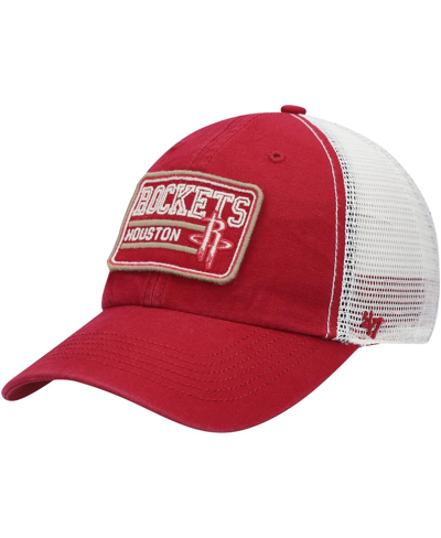 47 Brand Men's '47 Red Houston Rockets Off Ramp Trucker Snapback Hat ...