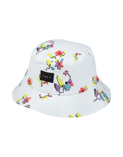 Obey Hats In White | ModeSens