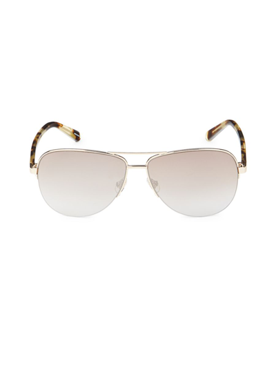 Kate Spade Women's 57mm Aviator Sunglasses In Havana | ModeSens