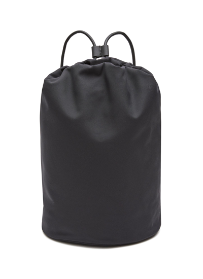 The Row 'sporty' Drawstring Nylon Canvas Bucket Backpack In Black ...