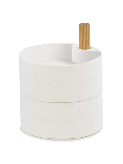 Yamazaki Four-tier Stacked Jewelry Box In White | ModeSens
