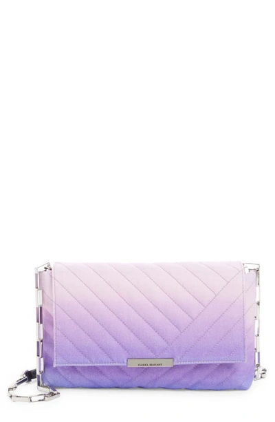Isabel Marant Merine Sunset Cotton Twill Crossbody Bag In Blue | ModeSens