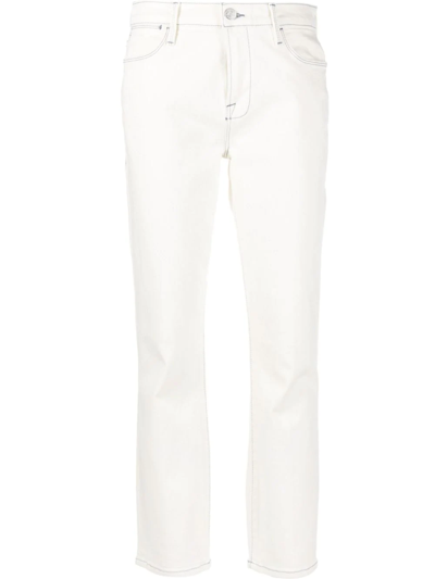 Frame Le Original White Straight-leg Jeans | ModeSens