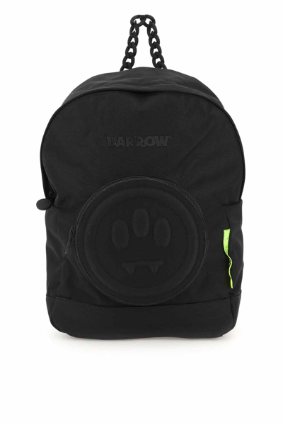 Barrow Backpack In Technical Fabric With Smile In Black | ModeSens