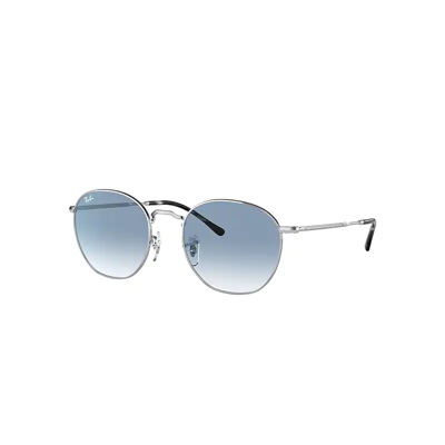 Ray Ban Rob Sunglasses Silver Frame Blue Lenses 54-20 | ModeSens