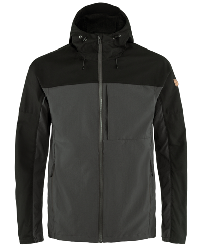 Fjall Raven Men's Raven Tonal Colorblock Jacket In Dark Grey-black ...