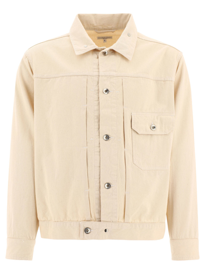 Engineered Garments "trucker" Jacket In Beige | ModeSens