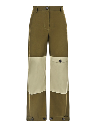 Loewe Cargo Balloon Trousers In Green | ModeSens