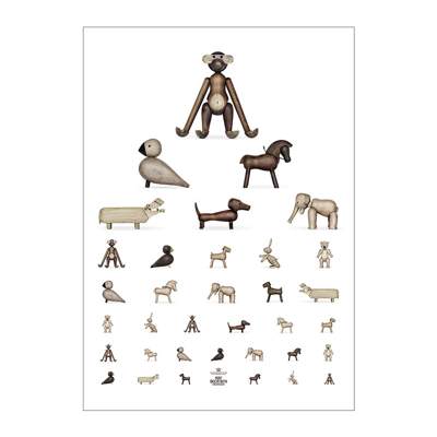 Kay Bojesen Eye Chart Poster | ModeSens