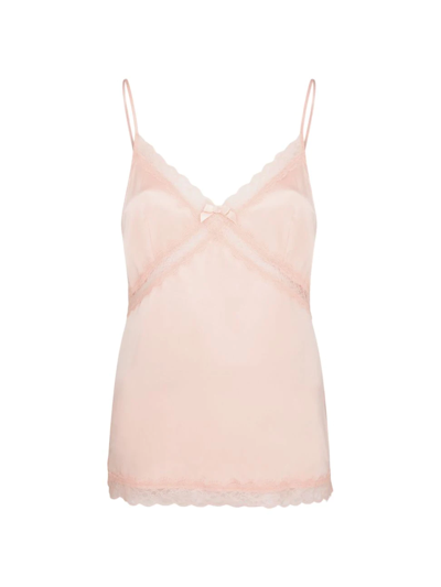 Agent Provocateur Gisele Stretch-silk Camisole In Blush | ModeSens