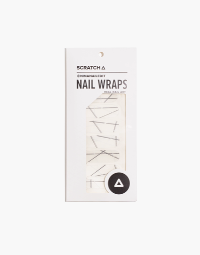 Madewell Scratch™ Nail Wraps Kit In Monochrome | ModeSens