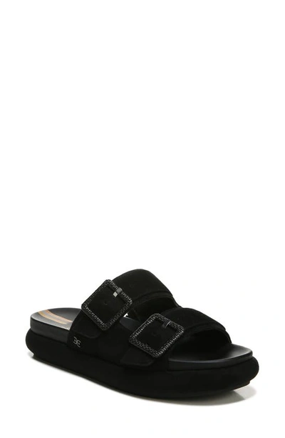 Sam Edelman Women's Kenzie Soft Footbed Sandals Women's Shoes In Black ...