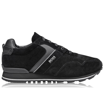 Hugo Boss Parkour Runner Logo Sneakers In Black | ModeSens