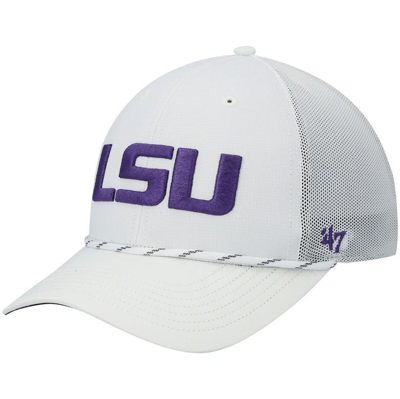 47 Brand '47 White Lsu Tigers Burden Trucker Snapback Hat | ModeSens