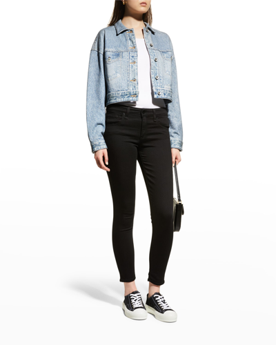 Rag & Bone Miramar Classic Cropped Trucker Jacket In Dara | ModeSens