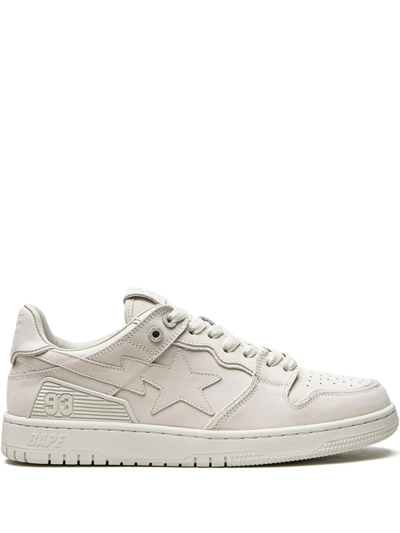 A Bathing Ape Bape Sk8 Sta #9 M2 It "light Grey" Sneakers | ModeSens