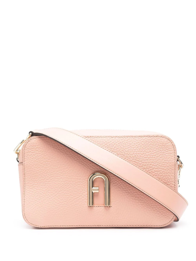 Furla Primula Small Leather Crossbody In Pink | ModeSens