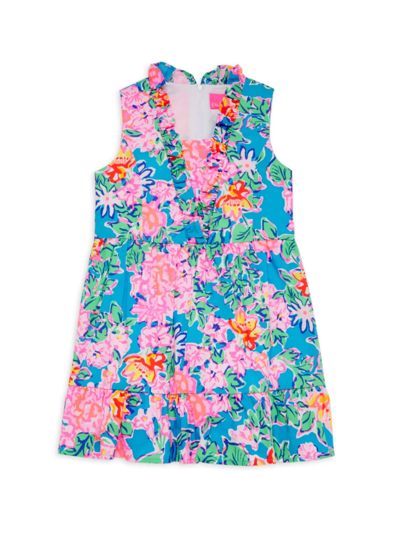Lilly Pulitzer Kids' Little Girl's & Girl's Teresa Dress In Multi Rose ...