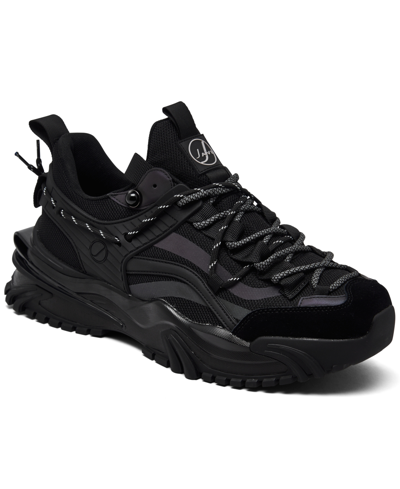 Javi Men's Dominance Casual Sneakers From Finish Line In Black Reflect ...