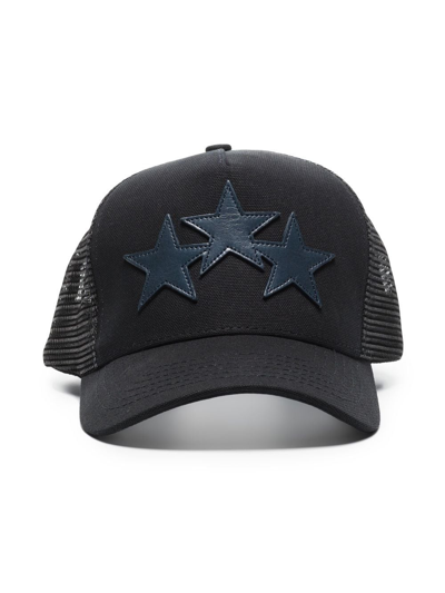 Amiri Black Three Star Trucker Hat | ModeSens
