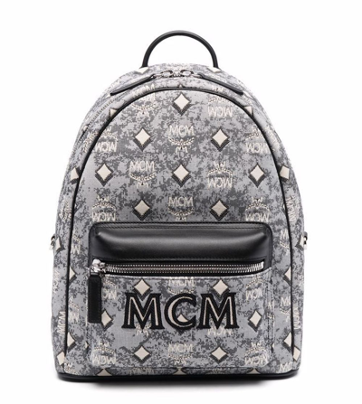 Mcm Vintage Jacquard Monogram Backpack Bags > Backpacks Man In Multi ...