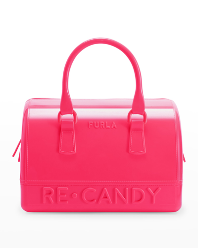 Furla Re-candy Boston Top-handle Bag In Berry | ModeSens