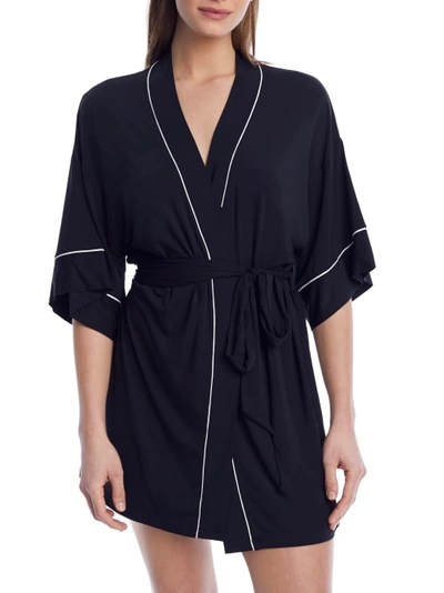 Reveal Modal Robe In Midnight Black | ModeSens