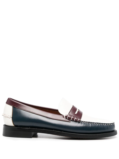 Sebago Dan Spinnaker Color-block Loafers In Multicolor | ModeSens