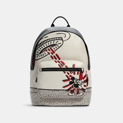 Coach Outlet Disney Mickey Mouse X Keith Haring West Backpack In White ...