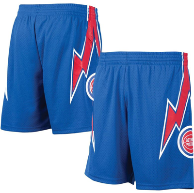 Mitchell & Ness Blue Detroit Pistons Hardwood Classics Primary Team ...