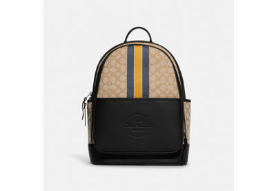 Coach Thompson Backpack In Signature Jacquard With Varsity Stripe ...