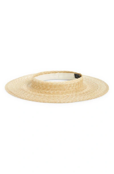 Wyeth Rebecca Open Crown Raffia Sun Hat In Natural | ModeSens