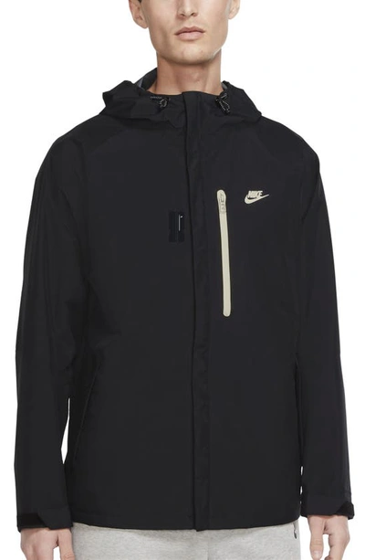Nike Men's Sportswear Storm-fit Legacy Hooded Shell Jacket In Black ...