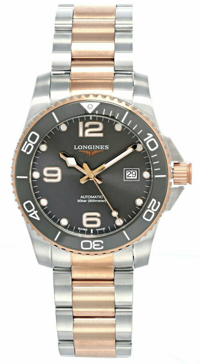 Pre-owned Longines Hydroconquest 41mm Auto 2-tone Ss Men's Watch ...