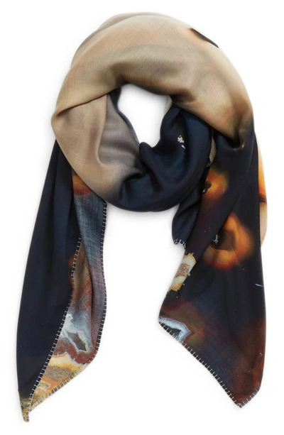 Chloé Stone Print Cashmere & Silk Scarf In Multicolor | ModeSens