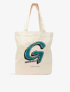 Gramicci G-logo Cotton-canvas Tote Bag In Natural | ModeSens