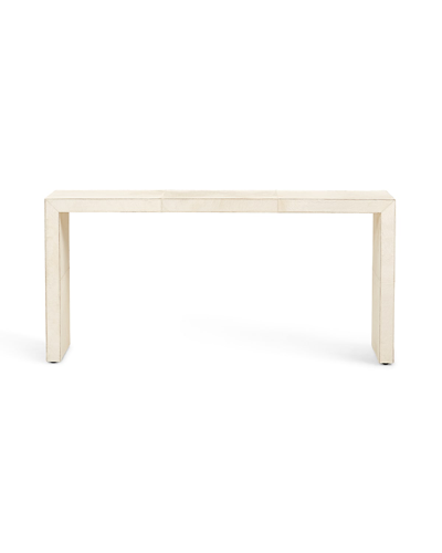 Bernhardt Seward Hair On Hide Wrapped Console Table | ModeSens