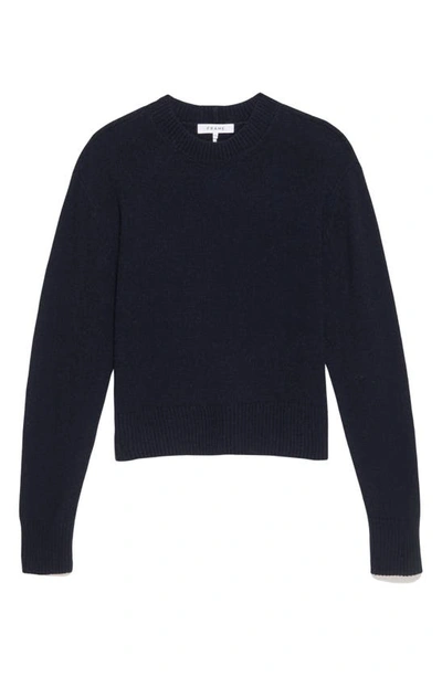 Frame Clean Cashmere Sweater In Navy | ModeSens