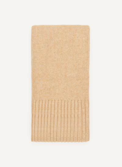 Dkny Women's Rib Knit Oblong Scarf In Oatmeal Heather | ModeSens
