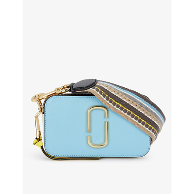 Marc Jacobs Snapshot Leather Cross-body Bag In Blue | ModeSens